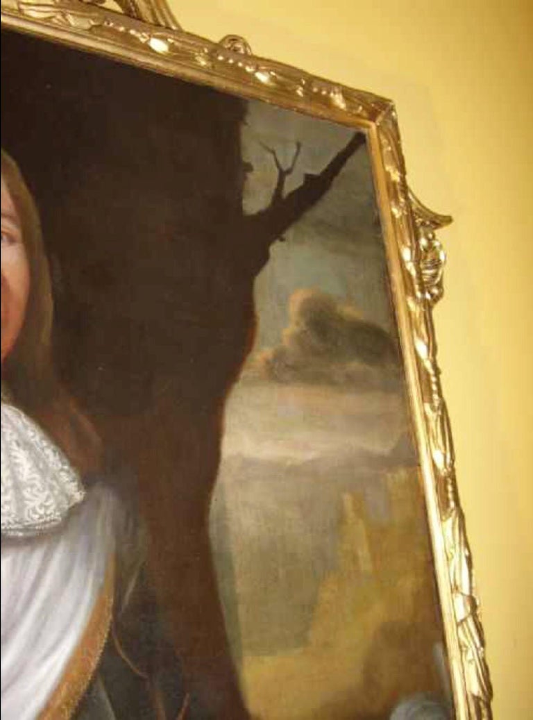 (Attributed to) David Scougall - 17th Century Oil Portrait Painting of ...