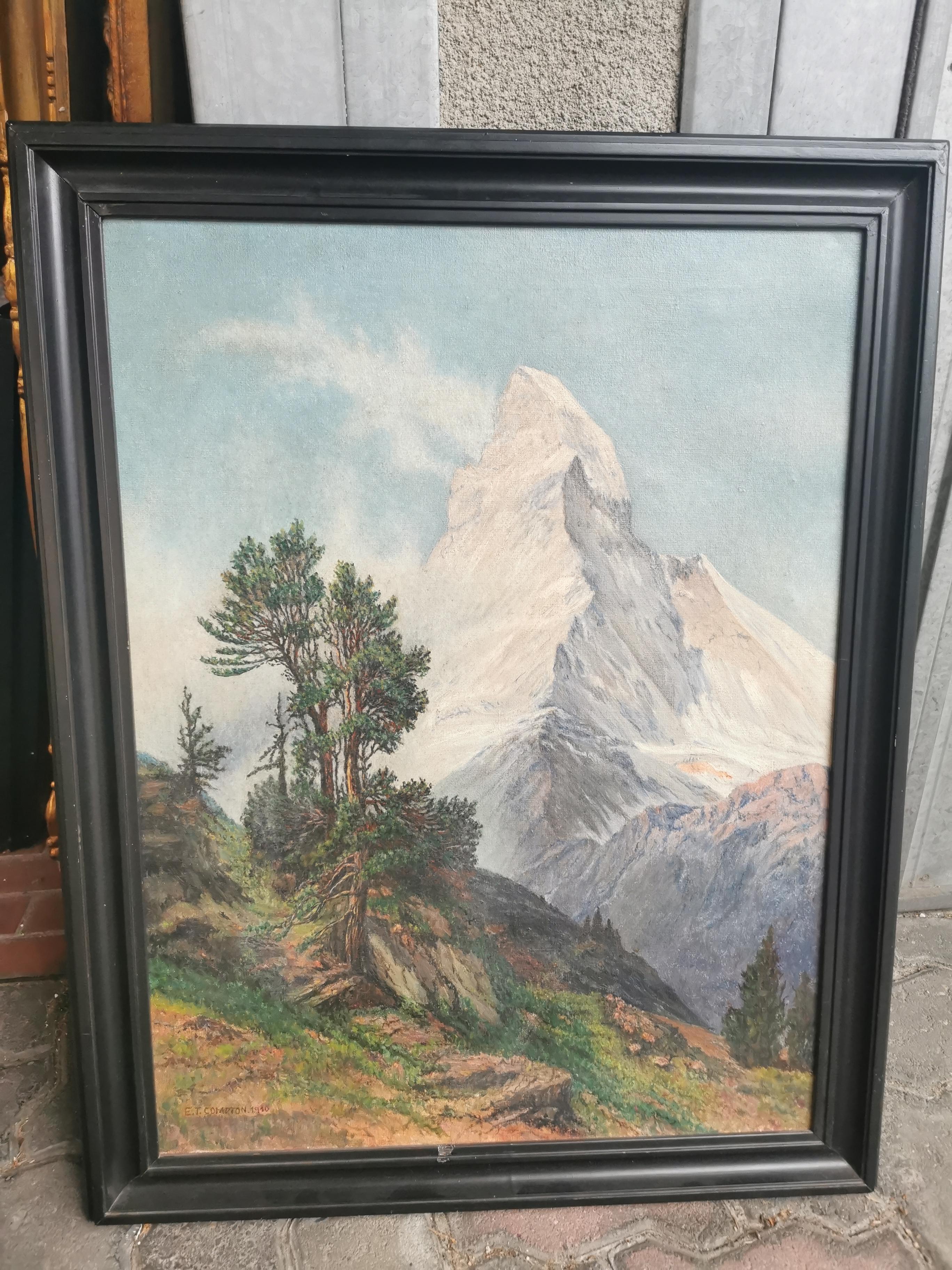 Attributed to Edward Theodore Compton, Matterhorn For Sale at 1stDibs