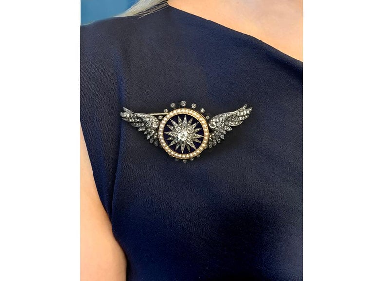 Attributed to Garrard Automated Turban Brooch 'Sarpech', circa 1910 For ...