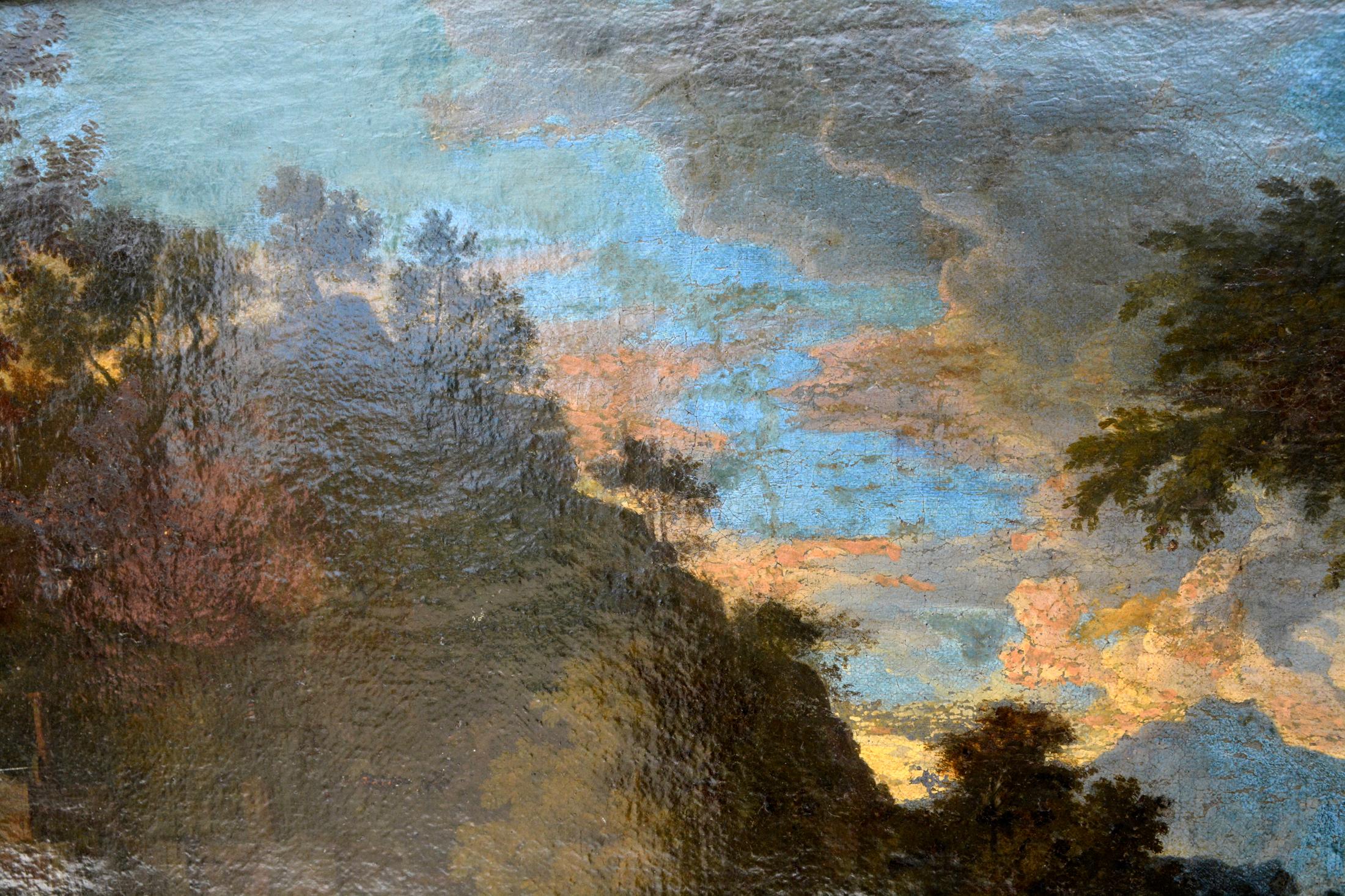 Attributed to Jean Francois 'Francisque' Millet, Idyllic Landscape ...