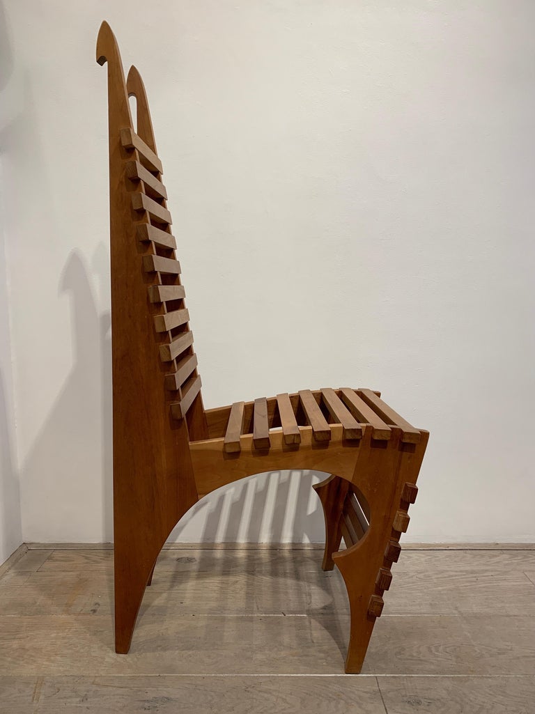 Atypical Chair, Probably French, 1980s at 1stDibs
