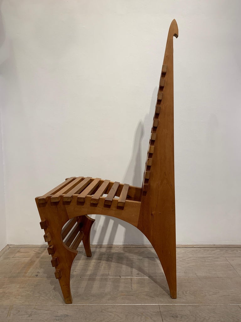 Atypical Chair, Probably French, 1980s at 1stDibs
