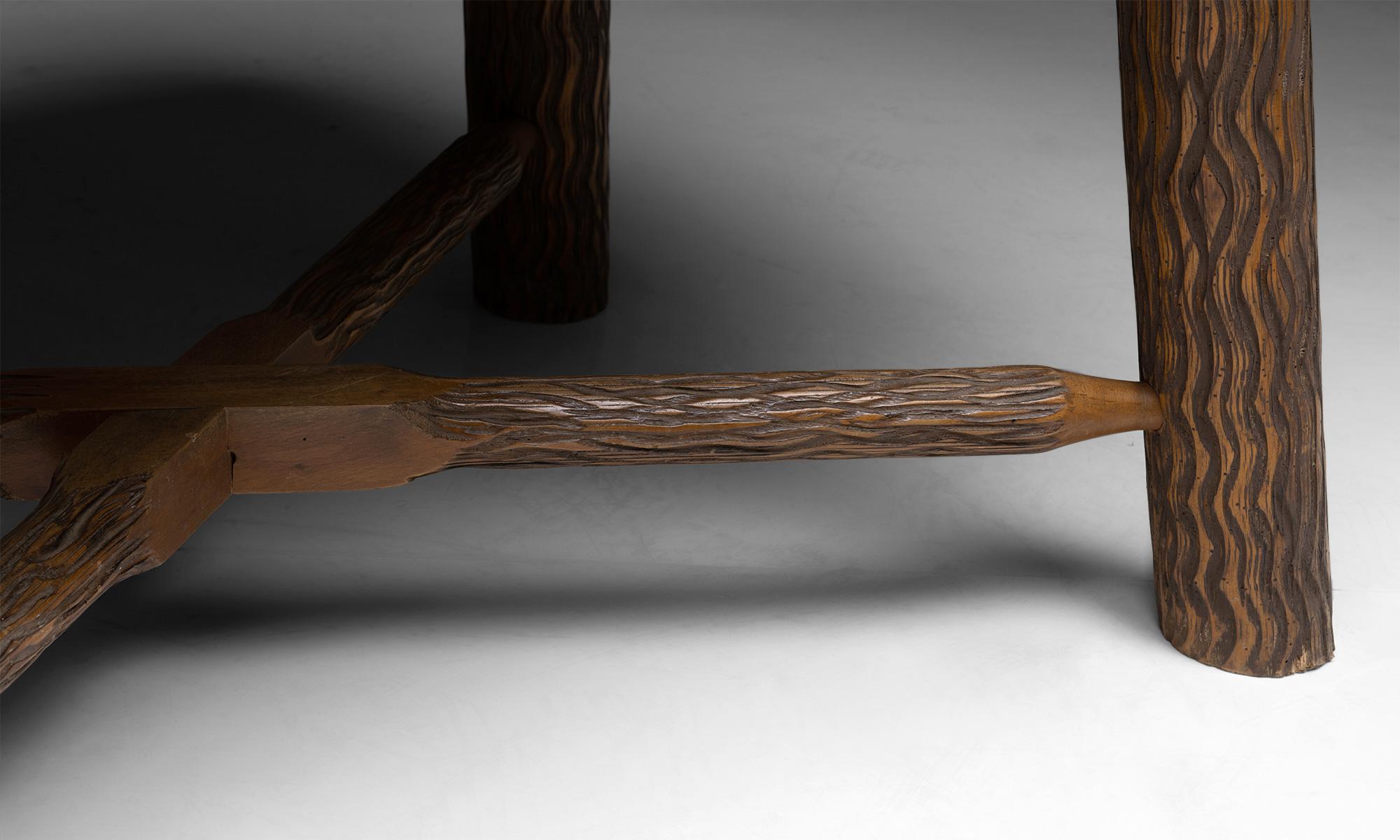 Atypical Desk and Chair, France, circa 1950 at 1stDibs