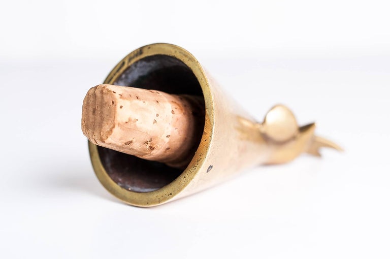Auböck Rooster Bottle Stopper, circa 1950s For Sale at 1stDibs