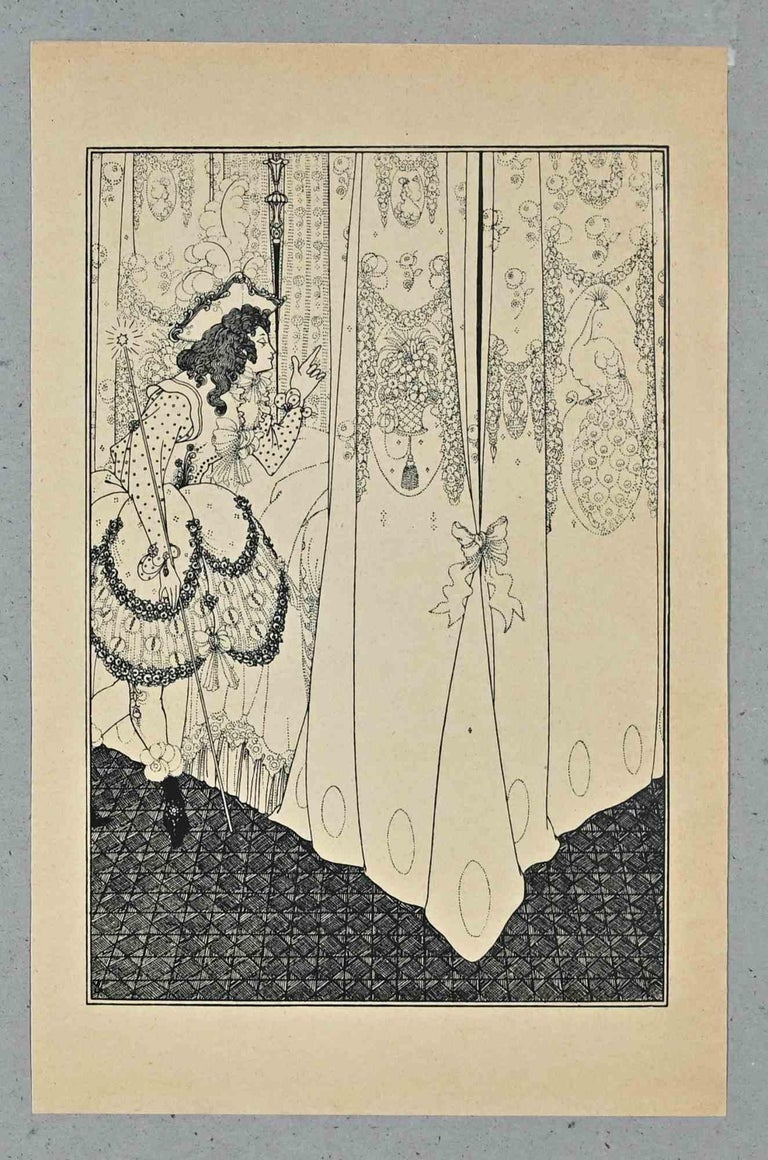 Aubrey Beardsley - Woman - Original Lithograph by Aubrey Beardsley ...