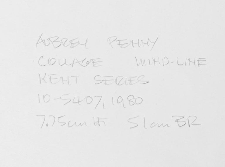 Aubrey Penny - Aubrey Penny Original Collage "Mind-Line" Kent Series ...