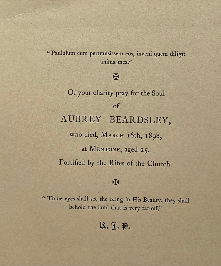 Aubrey Vincent Beardsley - Mother and Child Original Engraving, and ...