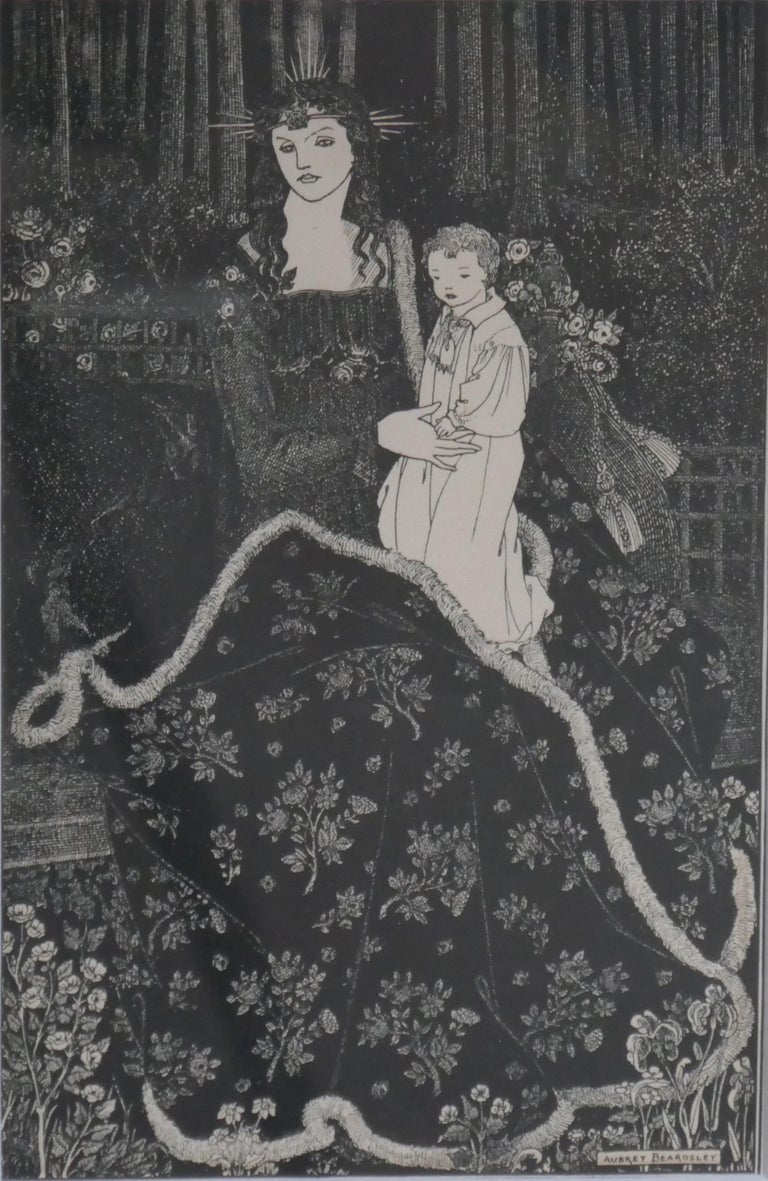 Aubrey Vincent Beardsley - Mother and Child Original Engraving, and ...
