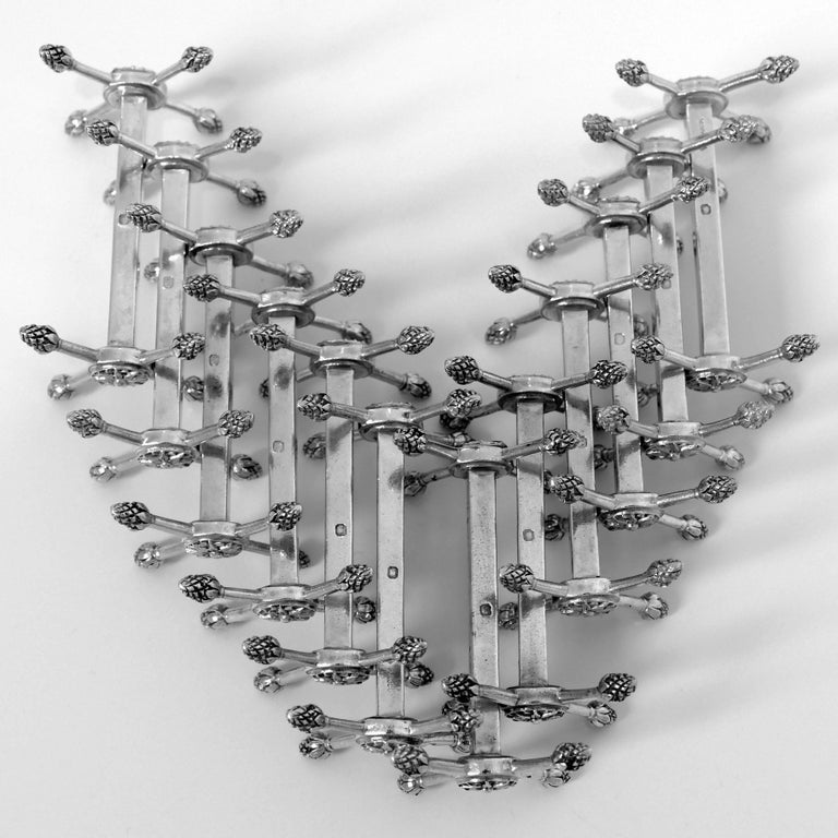 Aucoc Rare French All Sterling Silver Knife Rests Set of 12 Pieces ...