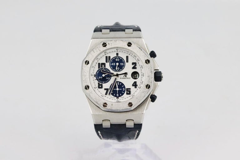 Audemar Piguet Royal Oak Offshore Chronograph 42mm Navy Model Wrist ...