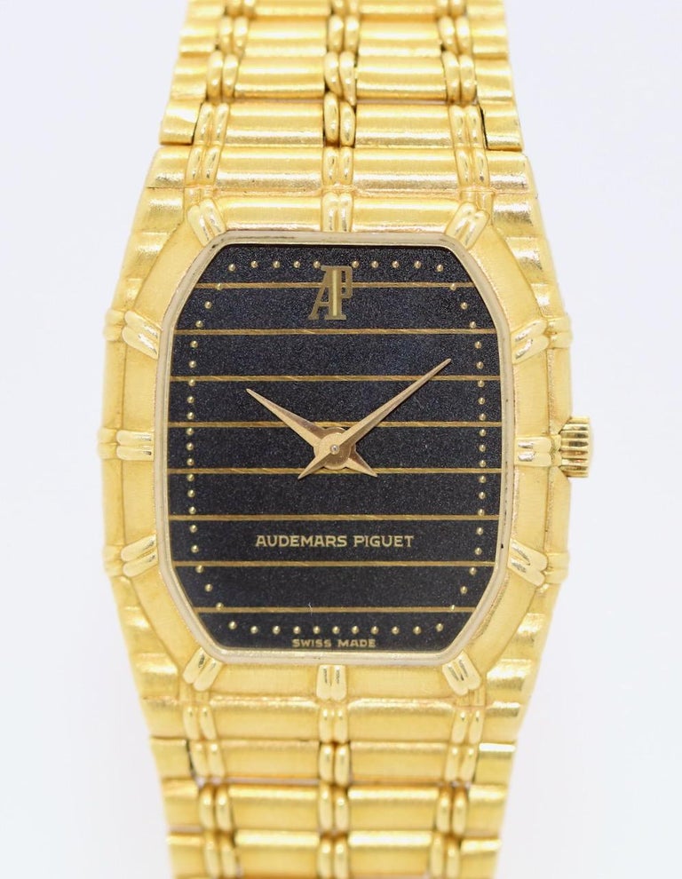 Audemars Piguet 18 Karat Gold Ladies Wrist Watch For Sale at 1stDibs