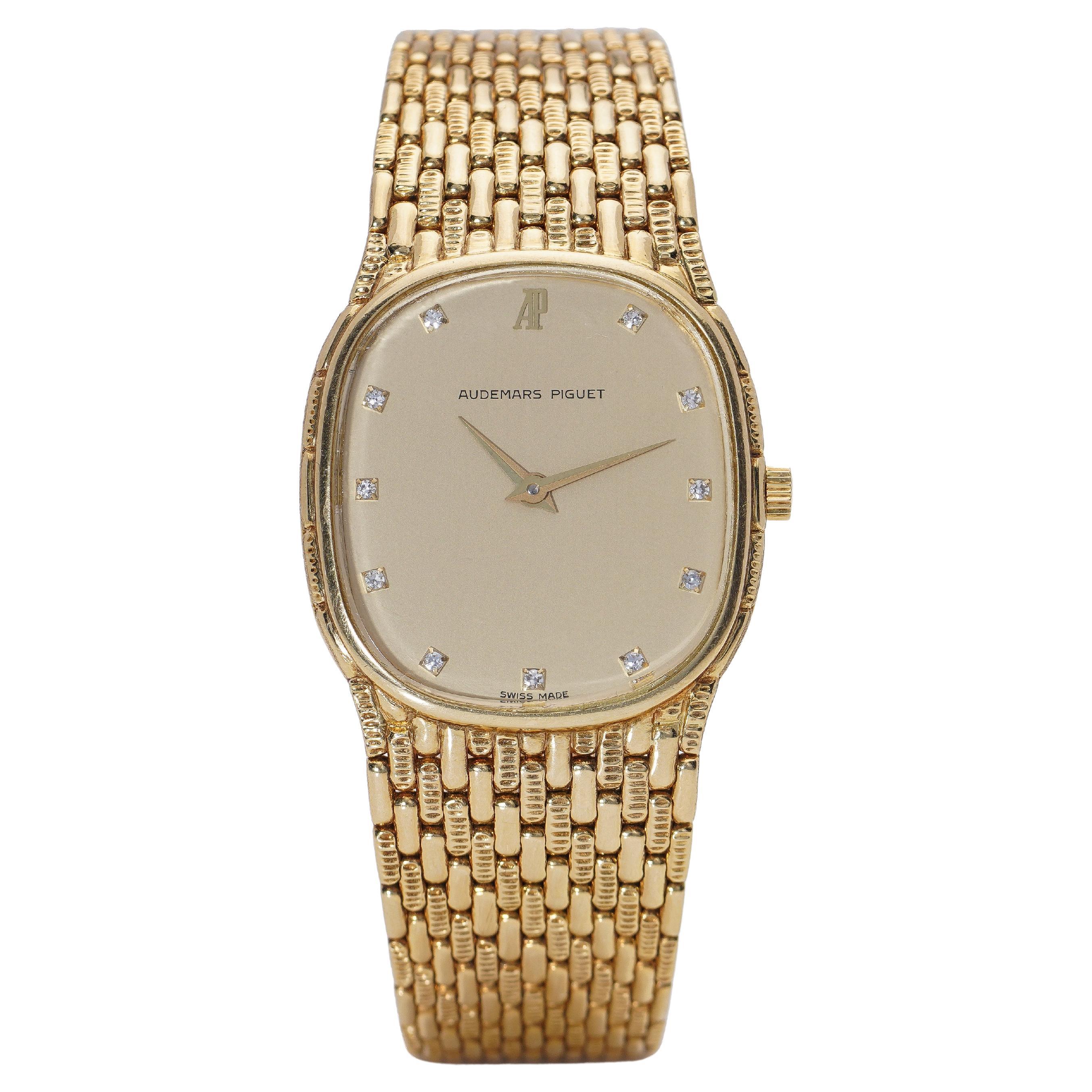 AUDEMARS PIGUET Yellow Gold, Diamond, Lapis and Enamel Lady's ...