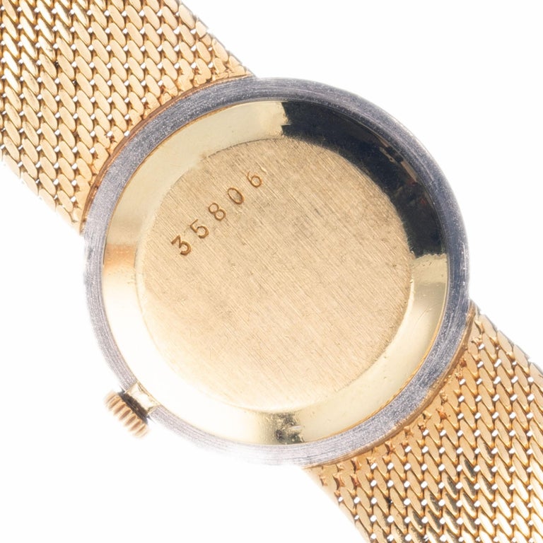 Audemars Piguet Gold Ladies Diamond Bezel Wristwatch at 1stDibs