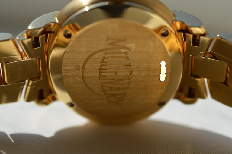 Audemars Piguet Milenary 18k Yellow Gold Diamond Index Unworn Full Set ...