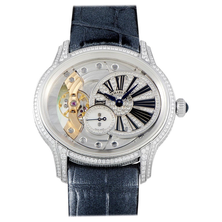 Audemars Piguet Millenary Hand-Wound Watch 77248BC.ZZ.A111CR.01 at 1stDibs