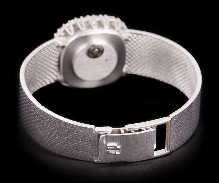 Audemars Piguet Opal Dial Diamond Set Manual Wind Cocktail Wristwatch ...