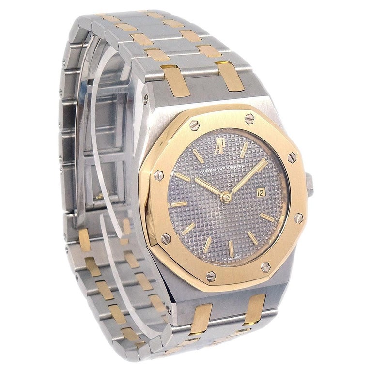 AUDEMARS PIGUET Royal Oak 18K Gold Men's Women's Stainless Steel Wrist ...