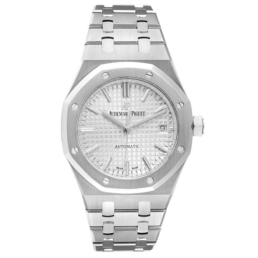 Audemars Piguet Royal Oak Midsize Steel Mens Watch 15450ST Box Papers ...