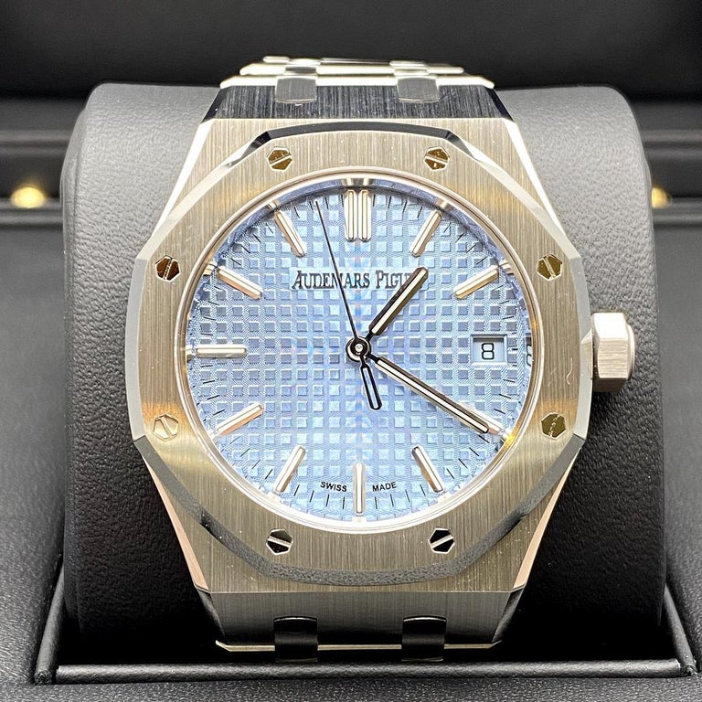 Audemars Piguet Royal Oak "50th Anniversary" Steel Ice Blue Dial ...