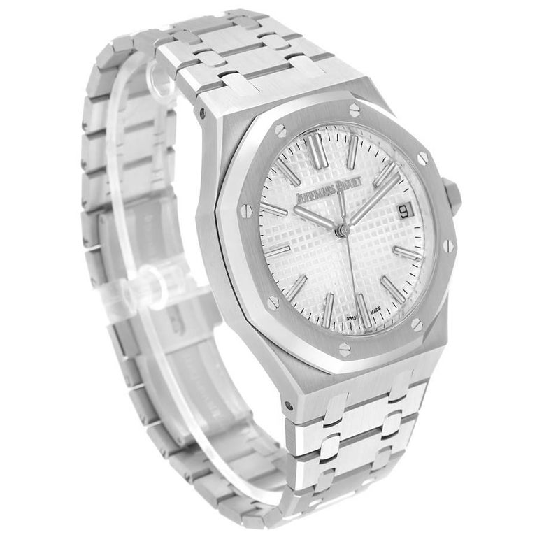 Audemars Piguet Royal Oak 50th Anniversary Steel Mens Watch 15510ST Box ...
