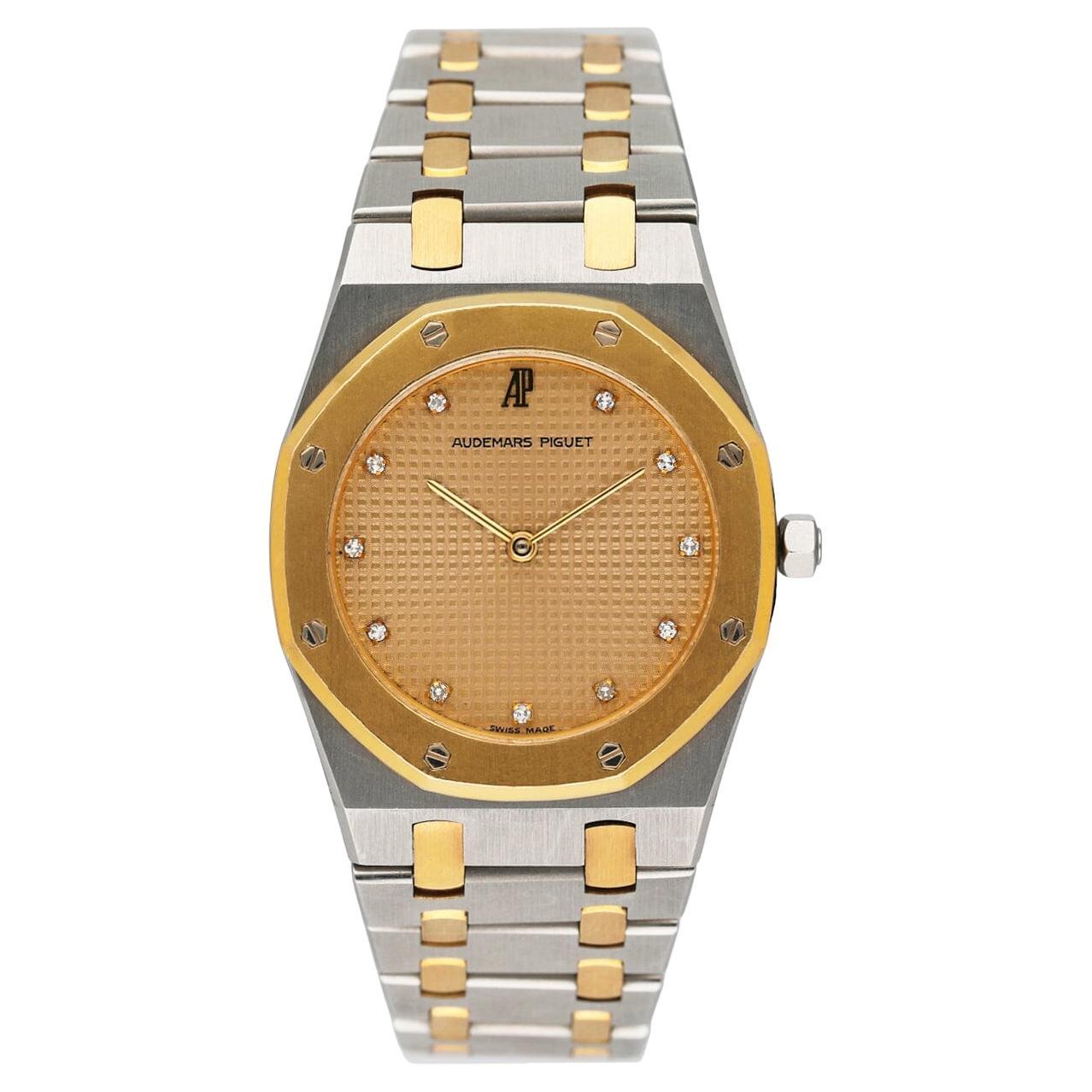 Audemars Piguet Royal Oak 18k Two Tone All Diamond Watch in Stock at ...