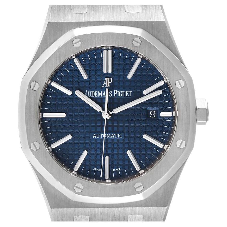 Audemars Piguet Royal Oak Steel Blue Dial Watch 15500ST.OO.1220ST.01 at ...