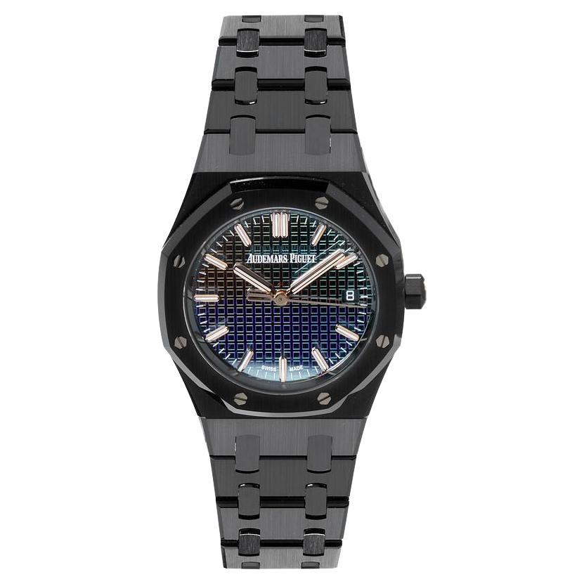 Audemars Piguet Royal Oak Carolina Bucci Black Ceramic Rainbow Dial ...