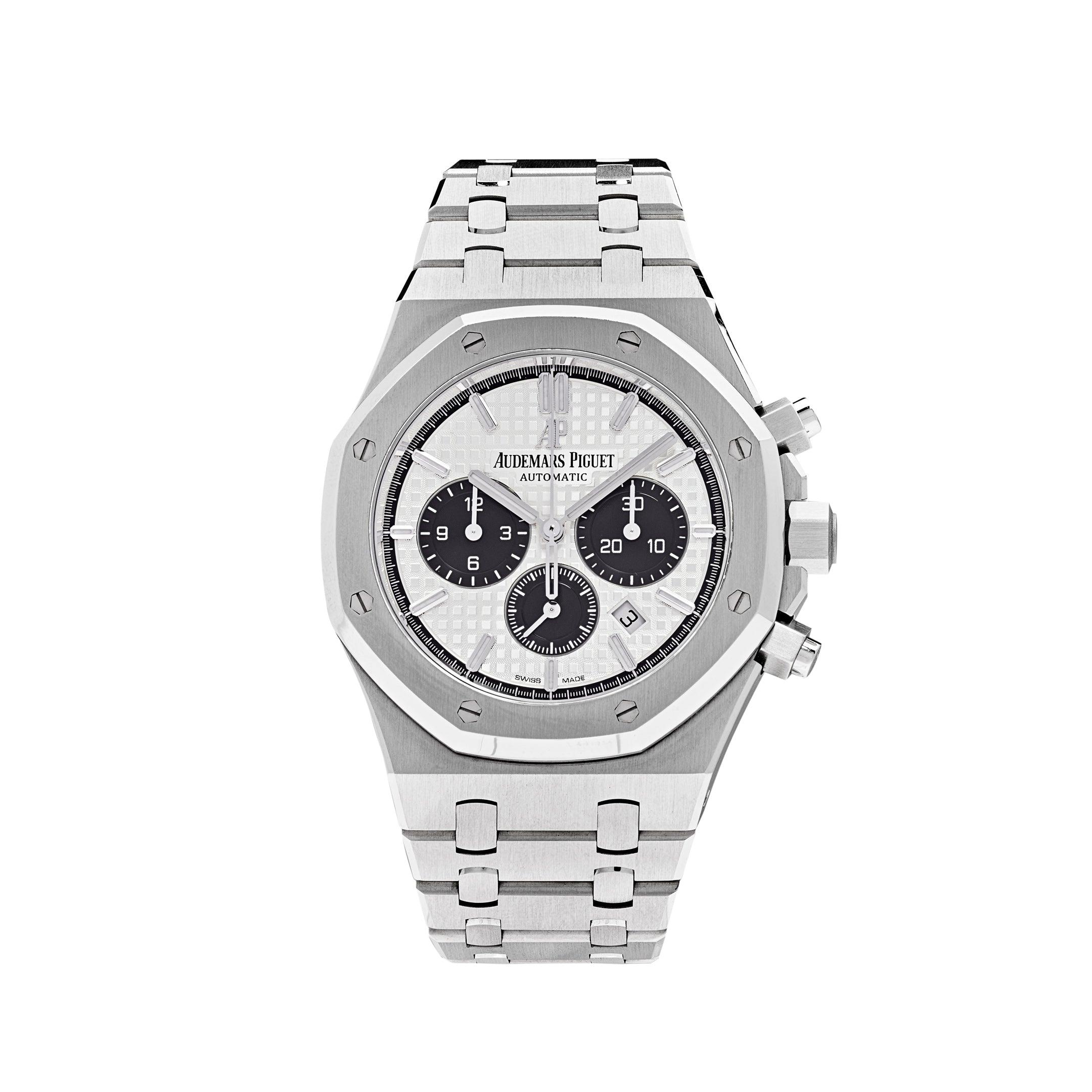 Audemars Piguet Royal Oak Chronograph 41mm Steel White Dial 26331ST ...