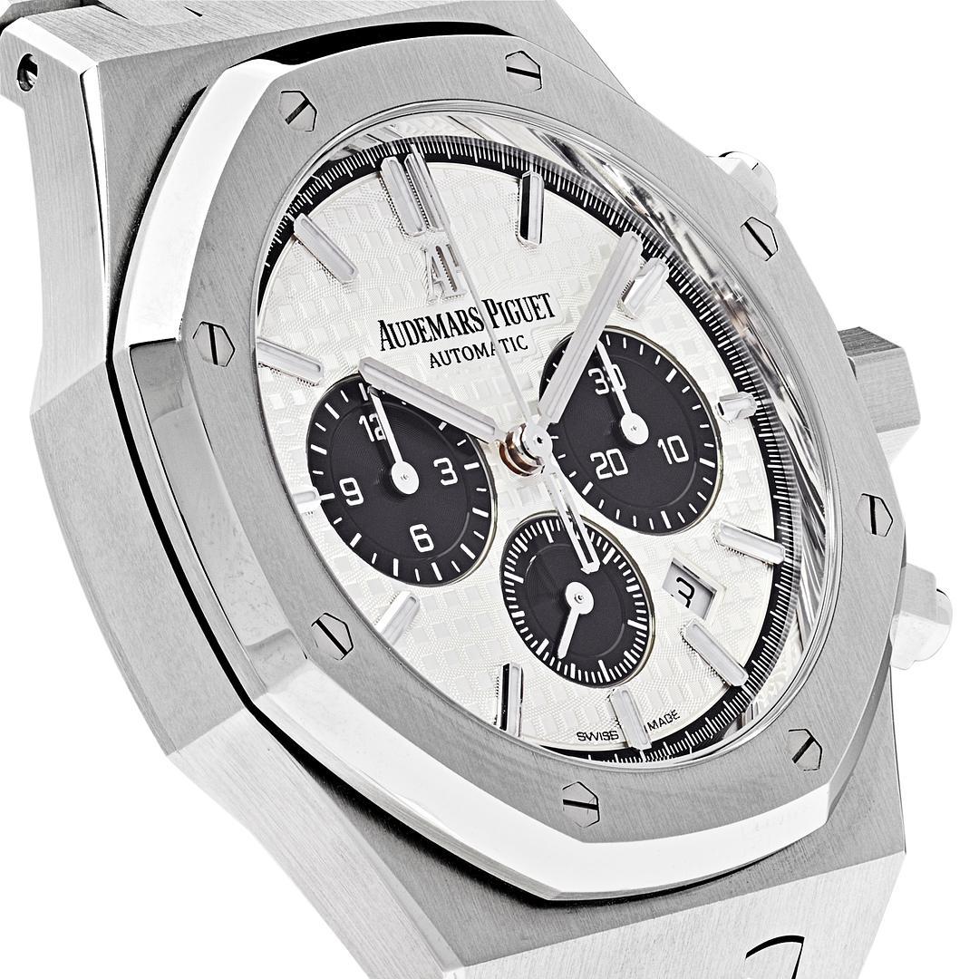 Audemars Piguet Royal Oak Chronograph 41mm Steel White Dial 26331ST ...