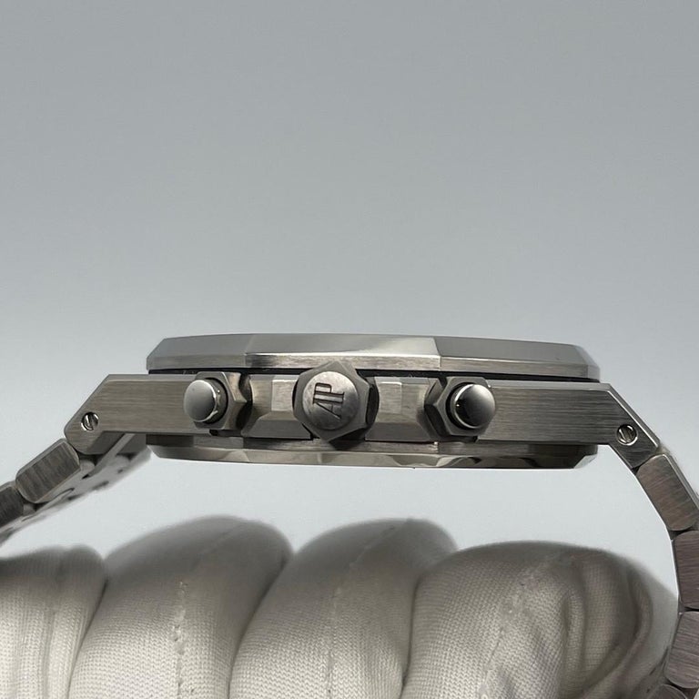 Audemars Piguet Royal Oak Chronograph steel White Dial 26331ST New 2019 ...