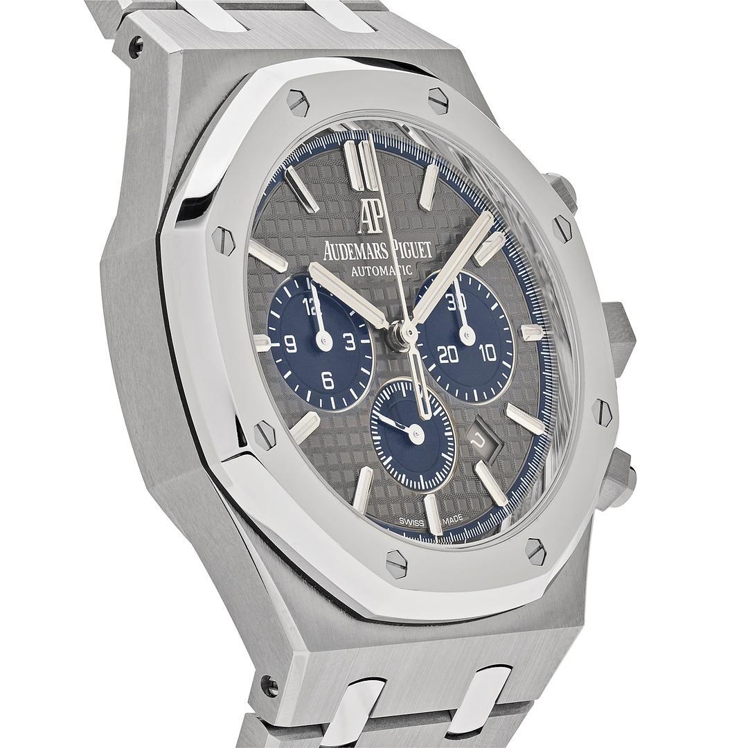 Audemars Piguet Royal Oak Chronograph Titanium Platinum Grey Dial ...
