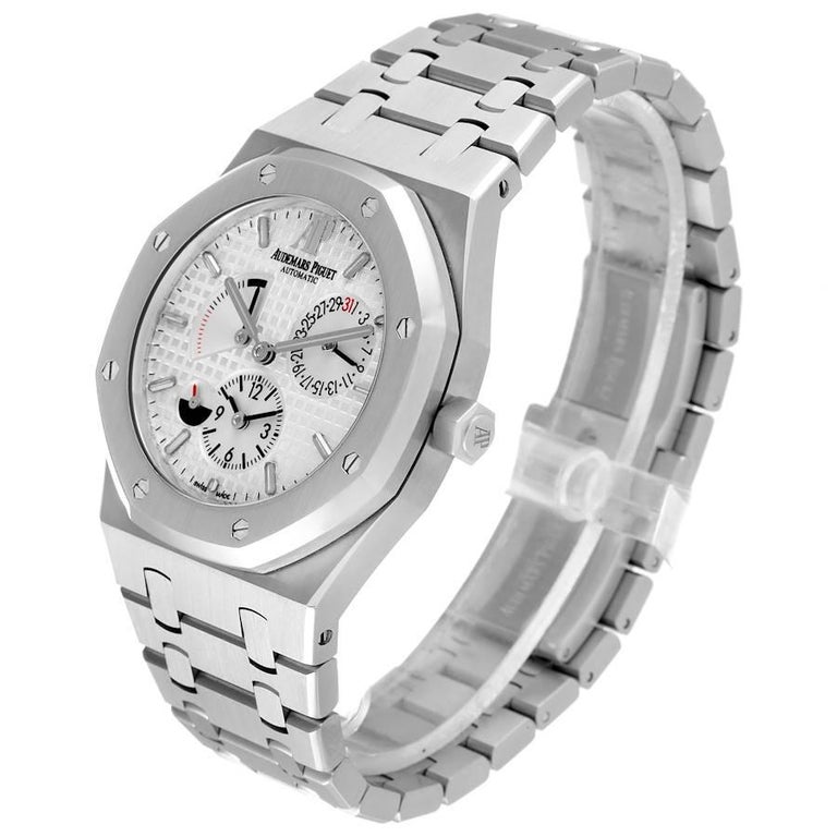 Audemars Piguet Royal Oak Dual Time Power Reserve Mens Watch 26120ST ...