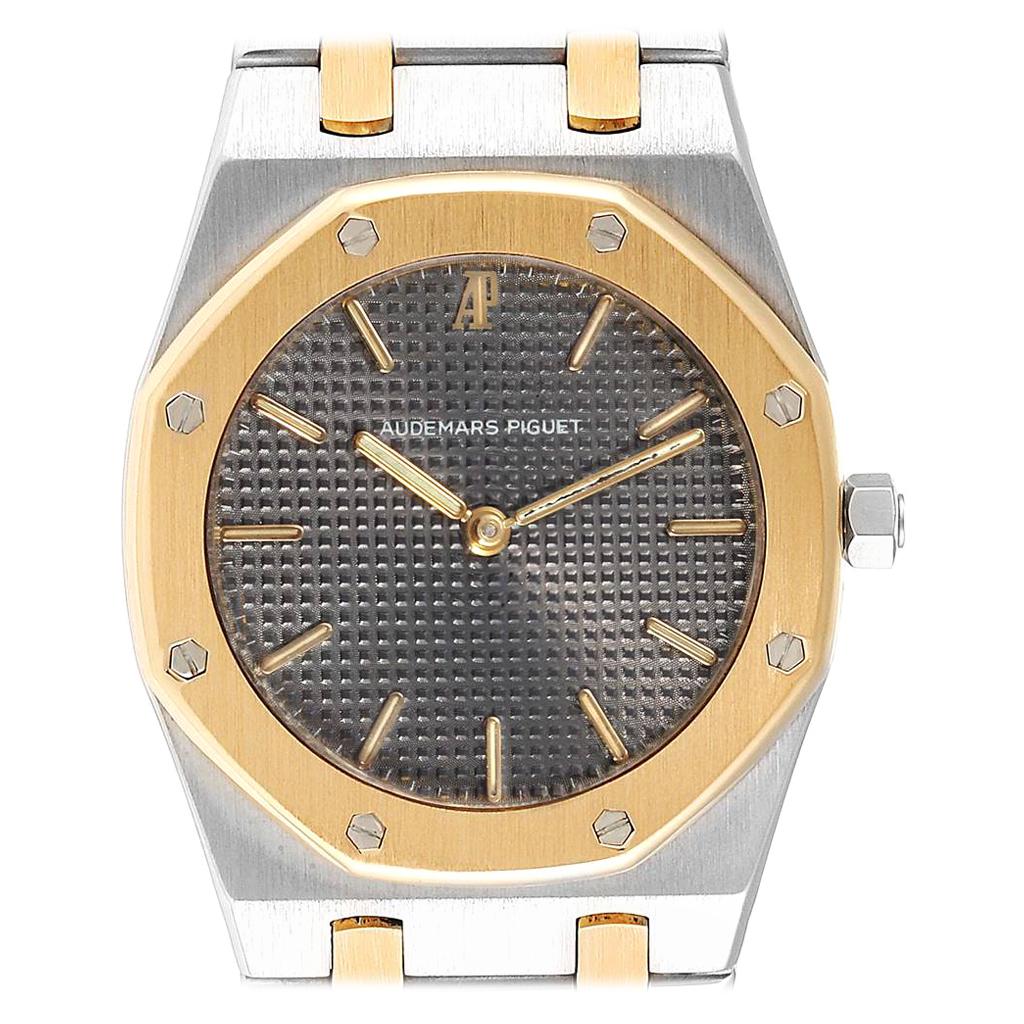 Audemars Piguet Royal Oak Grey Dial Steel Yellow Gold Men’s Watch For ...