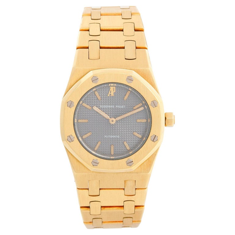 Audemars Piguet Royal Oak Ladies Automatic Watch Yellow Gold at 1stDibs