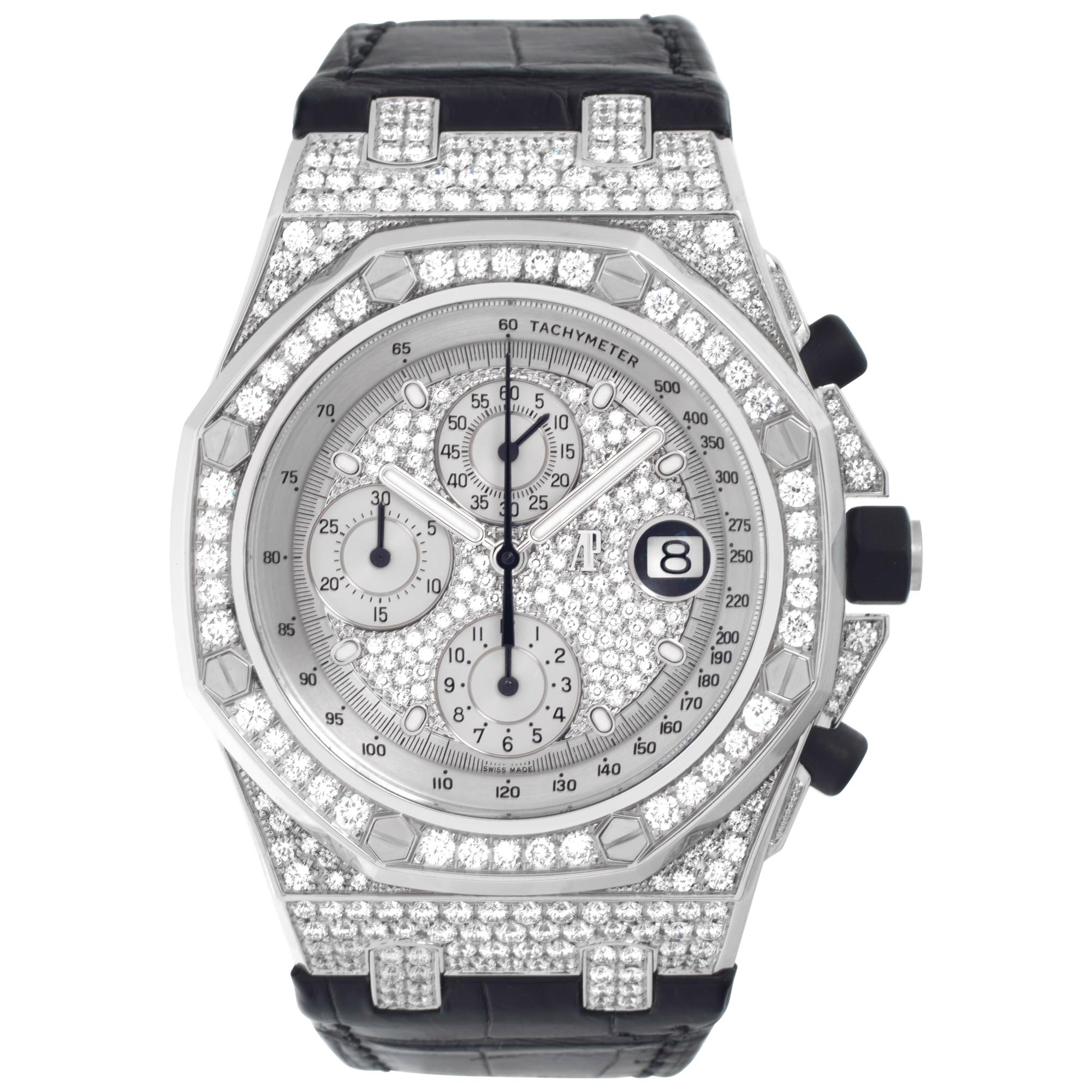 Audemars Piguet Royal Oak Full Baguette Diamond Watch Ref. 67606BC.ZZ ...