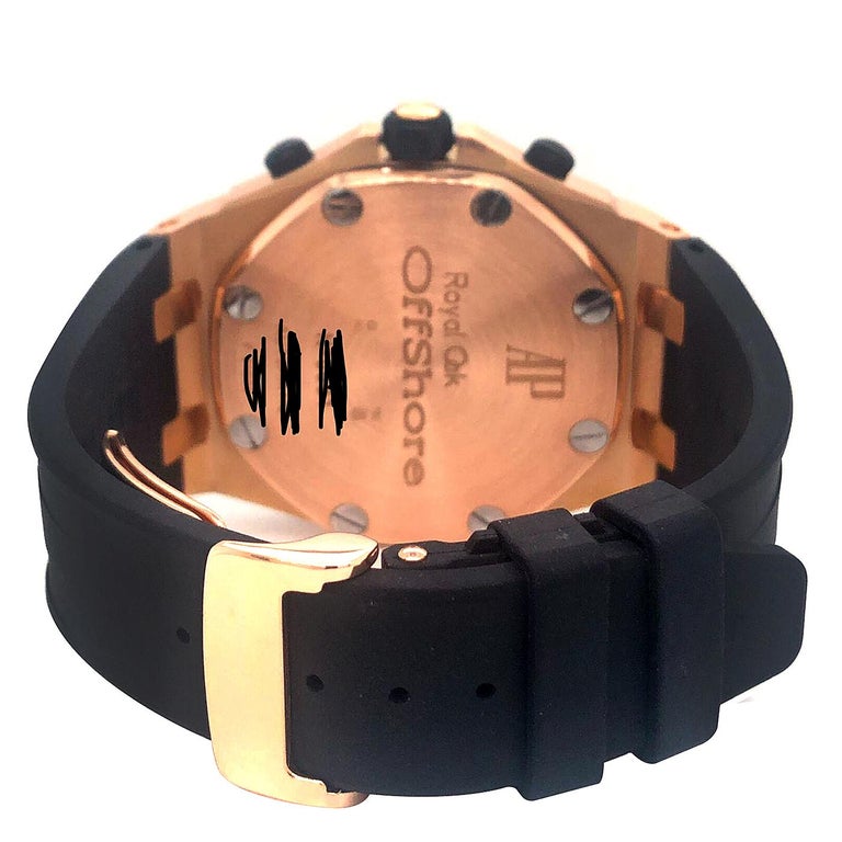Audemars Piguet Royal Oak Offshore Sub-Dial Rubber Clad Rose Gold Watch ...