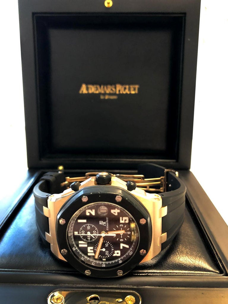 Audemars Piguet Royal Oak Offshore Sub-Dial Rubber Clad Rose Gold Watch ...