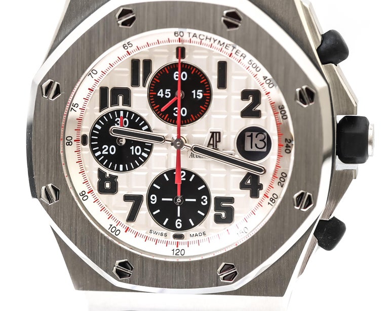 Audemars Piguet Royal Oak Offshore AP Panda Diam Stainless Steel at ...