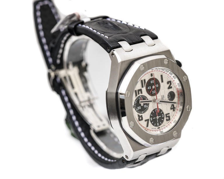 Audemars Piguet Royal Oak Offshore AP Panda Diam Stainless Steel at ...