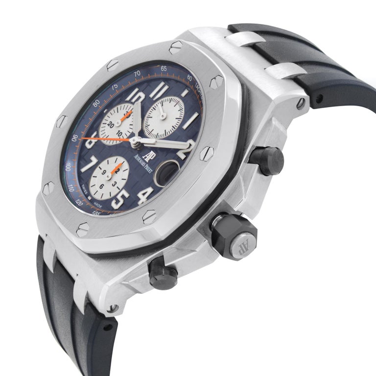 Audemars Piguet Royal Oak Offshore Blue Dial Mens Watch 26470ST.OO ...
