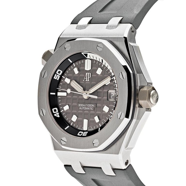Audemars Piguet Royal Oak Offshore Diver Stainless Steel Grey Dial ...