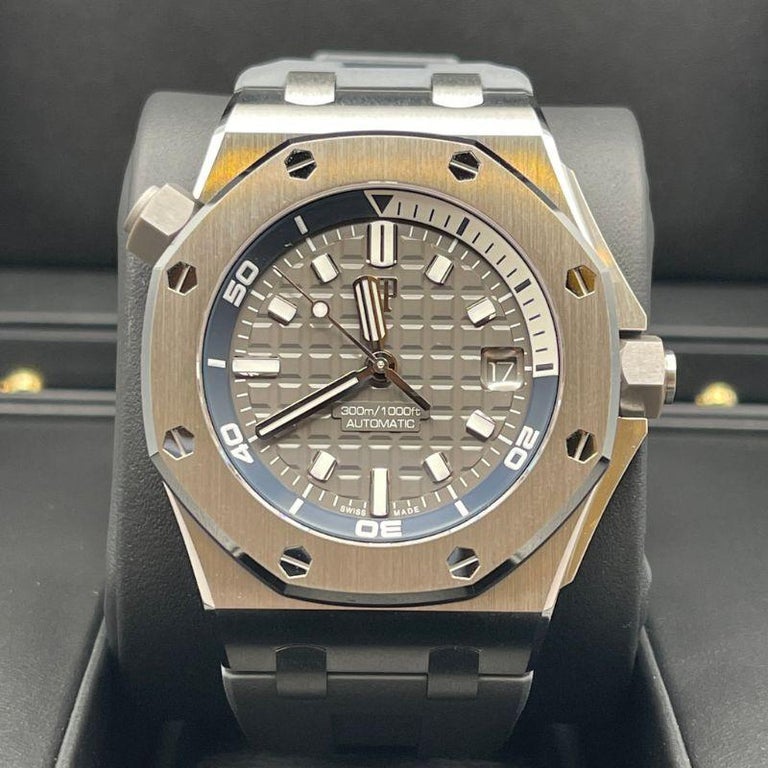 Audemars Piguet Royal Oak Offshore Diver Stainless Steel Grey Dial ...