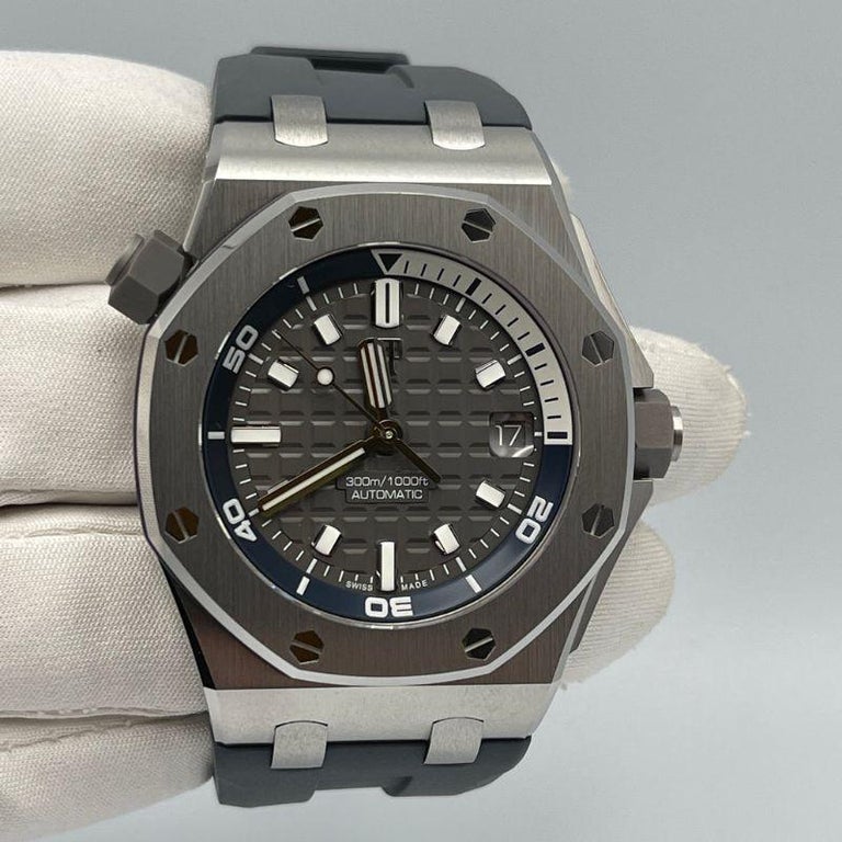 Audemars Piguet Royal Oak Offshore Diver Stainless Steel Grey Dial ...