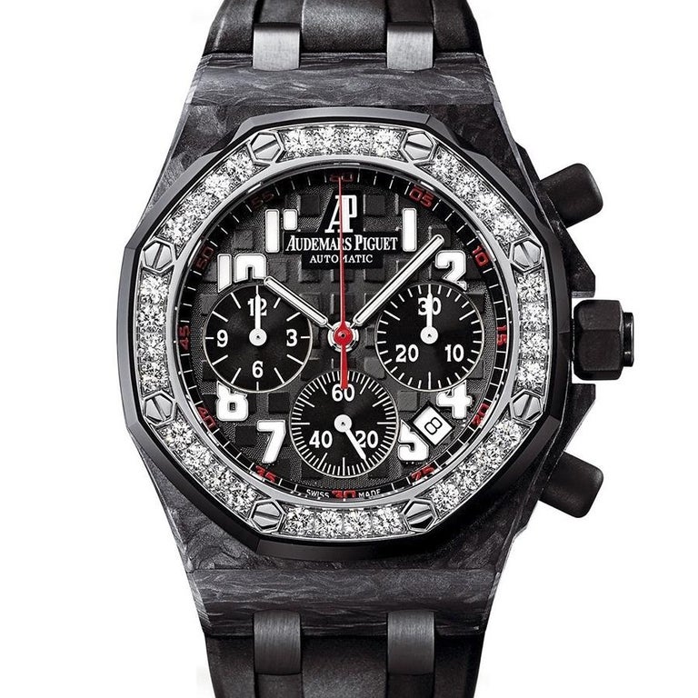 Audemars Piguet Royal Oak Offshore Forged Carbon Ladies Watch 26267FS ...