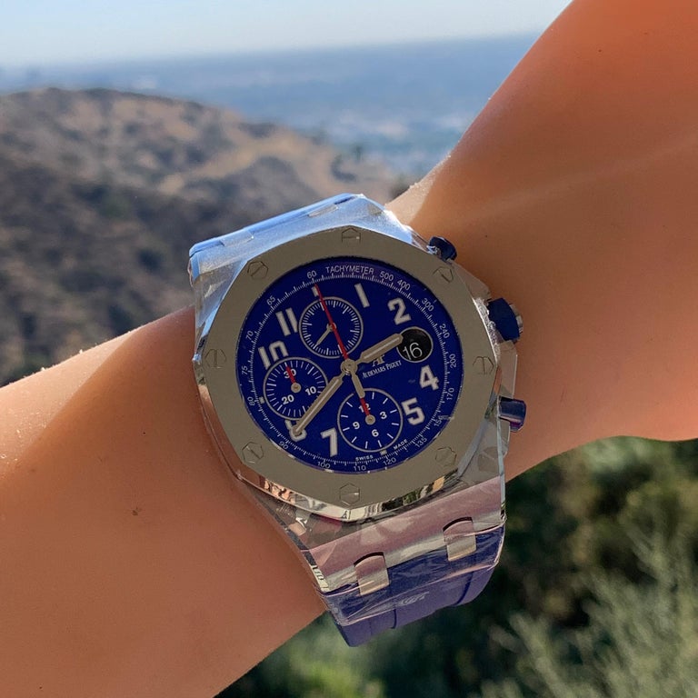Audemars Piguet Royal Oak Offshore Indigo Blue Edition 26470ST.OO ...