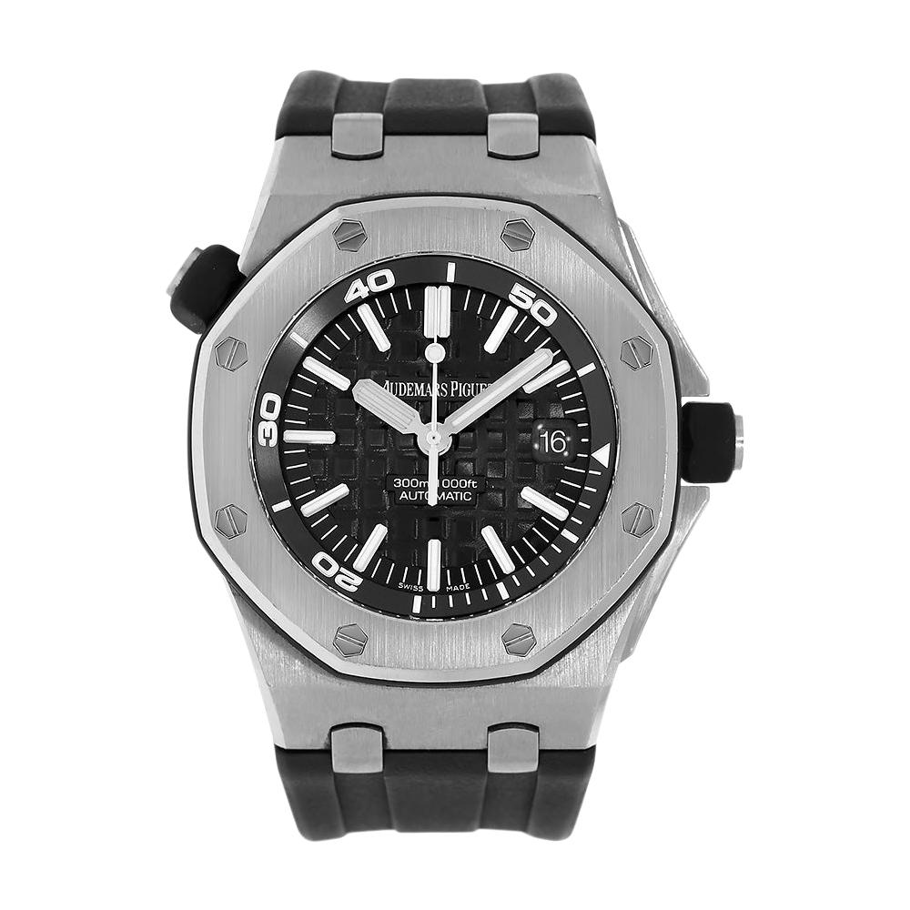 Audemars Piguet Royal Oak Offshore Steel Black Diver 15710ST.OO.A002CA ...