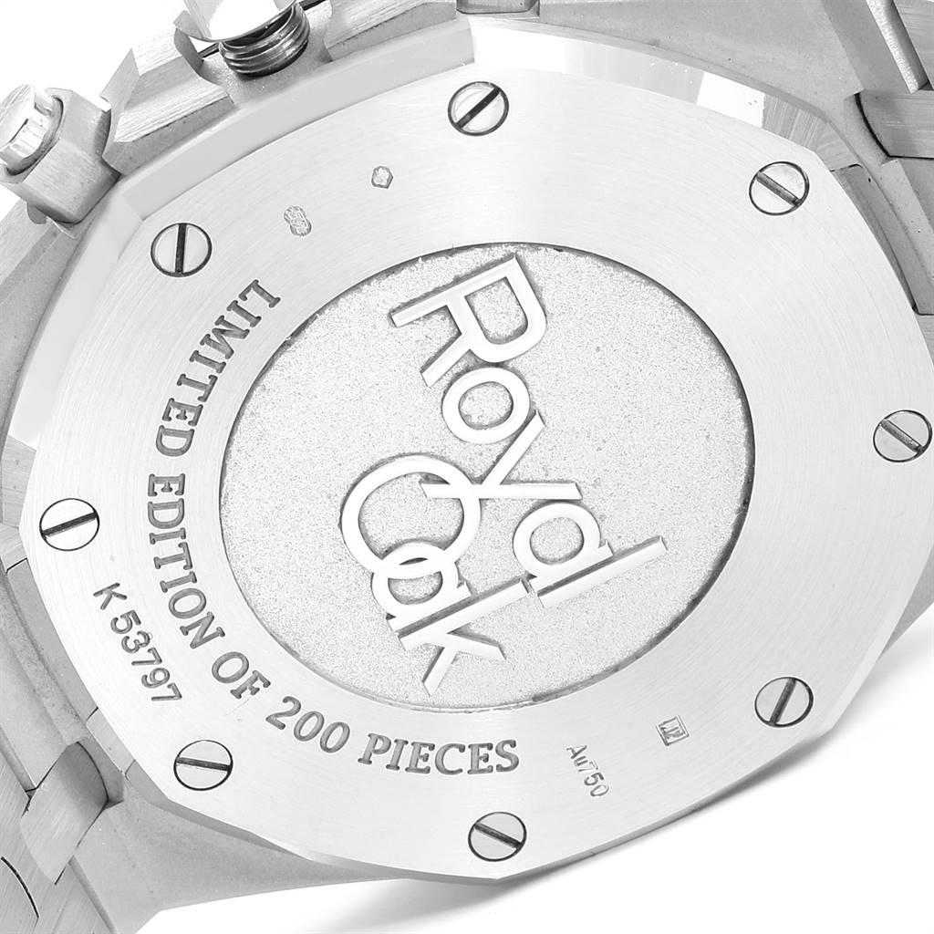 Audemars Piguet Royal Oak Purple Dial White Frosted Gold Watch 26331BC ...