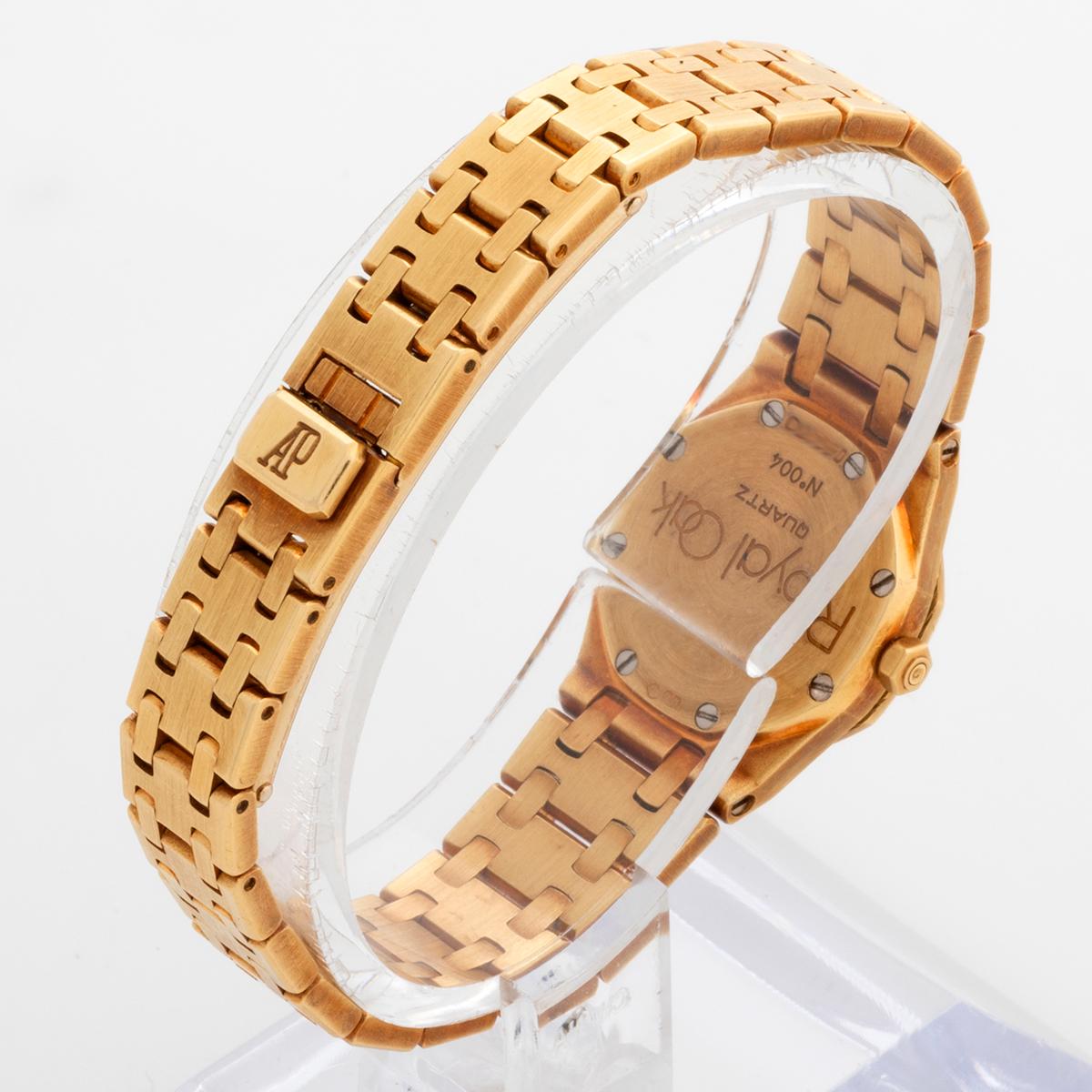 Audemars Piguet Royal Oak quartz "mini" Ladies Wristwatch, Pearl Dial ...