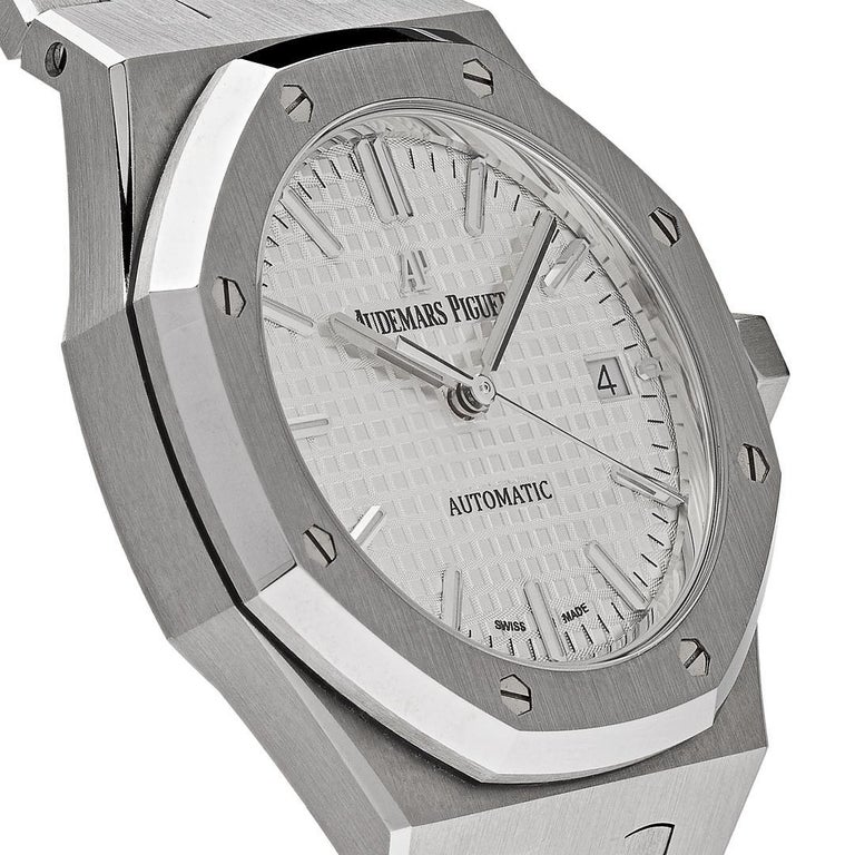 Audemars Piguet Royal Oak Selfwinding Stainless Steel White Dial ...