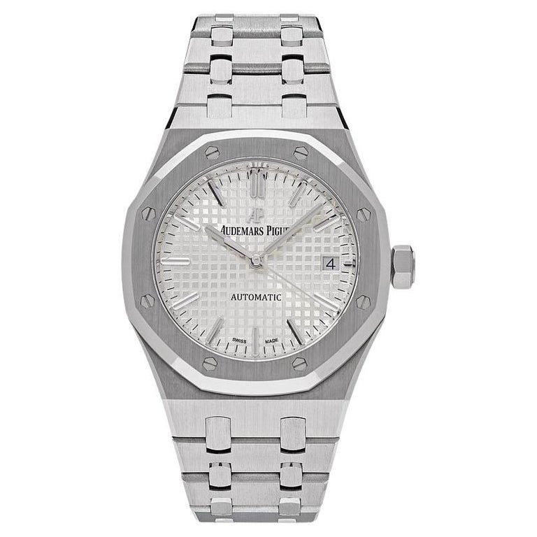 Audemars Piguet Royal Oak Selfwinding Stainless Steel White Dial ...